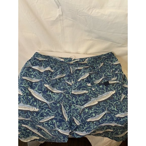 Vineyard Vines | Swim | Vineyard Vines Fish Print Lined Swim Trunks ...